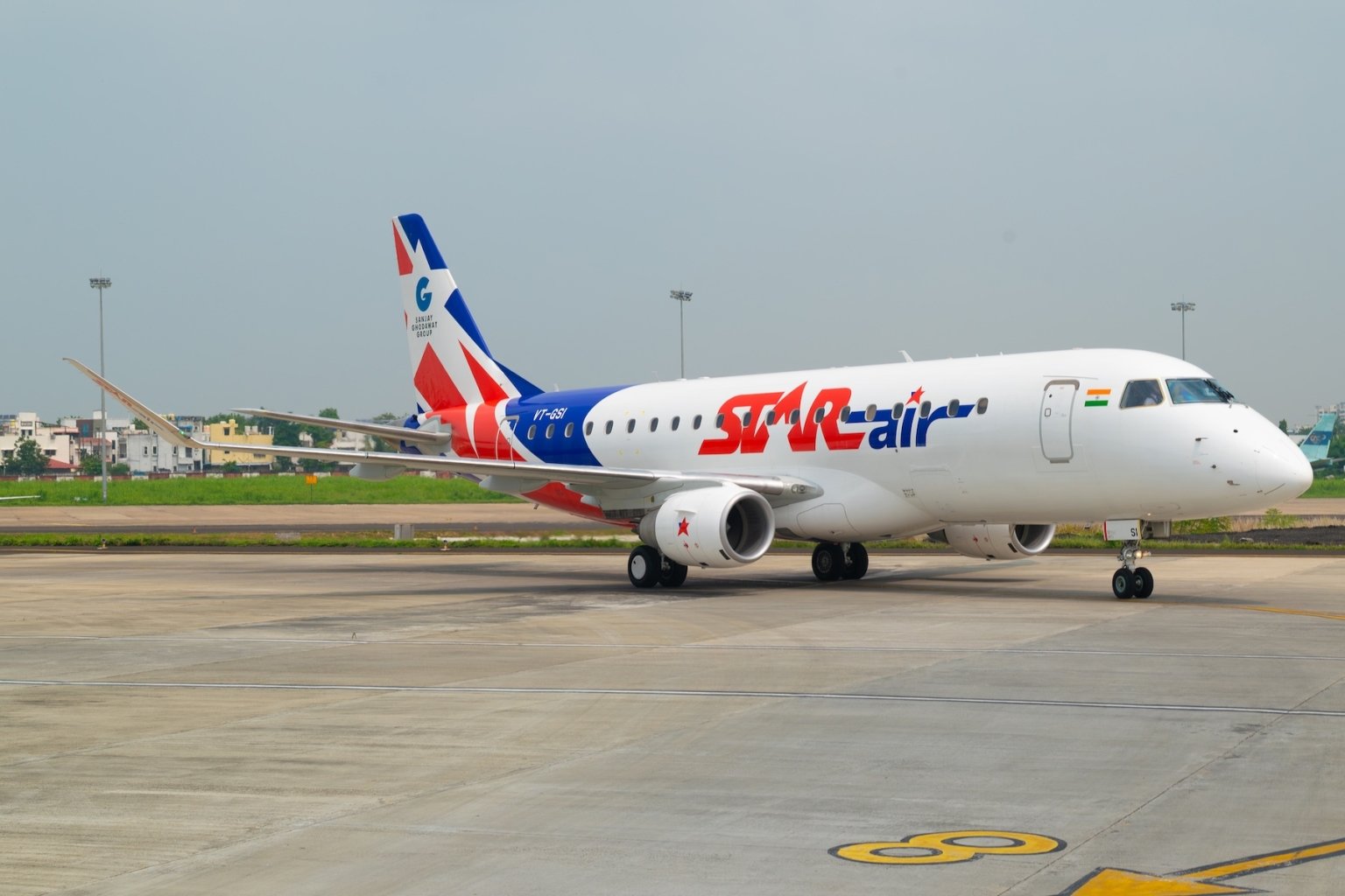 Embraer Commercial at Wings India 2026 Fleet Display